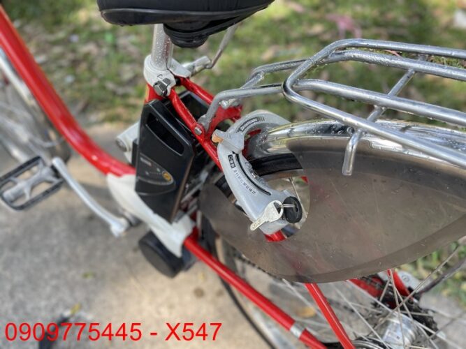 X547 – Xe đạp điện Mini Panasonic dành cho người lớn tuổi - Xe Đạp Điện Nhật Bản