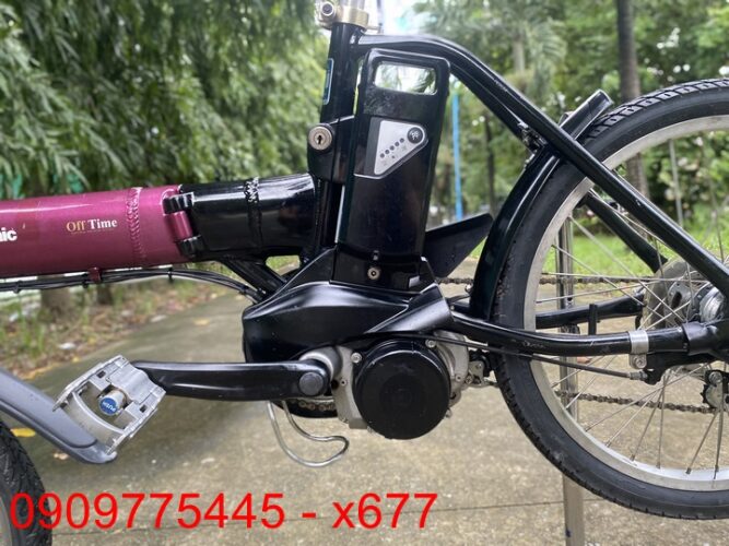 X677 : Xe đạp gấp mini Panasonic trợ lực hàng Nhật bãi - Xe Đạp Điện ...