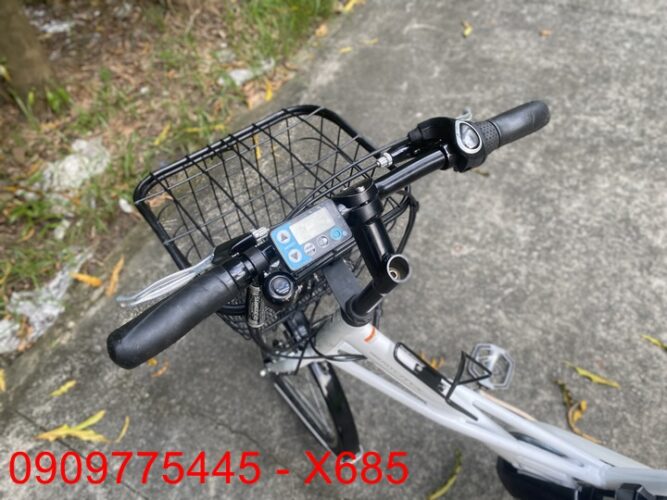 X685 : Xe đạp điện trợ lực mini Yamaha đời cao hàng Nhật bãi - Xe Đạp Điện Nhật Bản